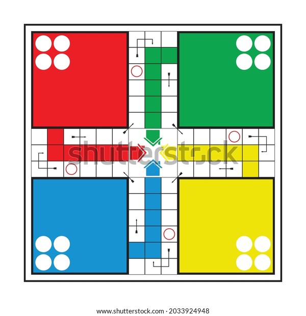 Juego Ludo imprimible para archivos para amantes de ludo