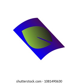 Lue Natural Leaf Logo Stock Vector (Royalty Free) 1081490630 | Shutterstock