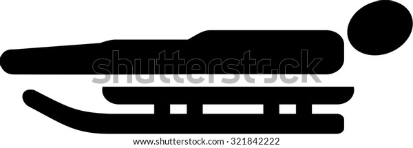Luge Pictogram 스톡 벡터(로열티 프리) 321842222 | Shutterstock