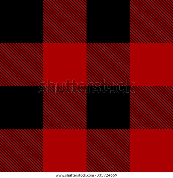 Lumberjack Plaid Pattern Vector Stock Vector (Royalty Free) 335924669 ...