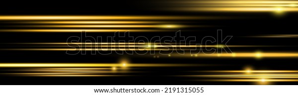 Luminous Abstract Sparkling Gold Lined Background Stock Vector (Royalty ...