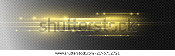 Luminous Abstract Sparkling Gold Lined Background Stock Vector (Royalty ...