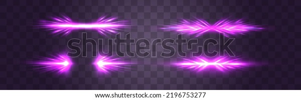 Luminous Glass Purple Frames Luminous Billboard Stock Vector (Royalty ...