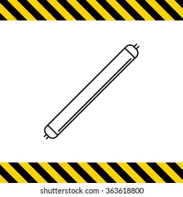 Luminous Tube Lamp Stock Vector (Royalty Free) 363618800 | Shutterstock