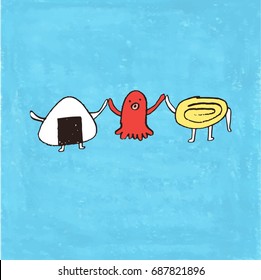Lunch Box Friends Stock Vector (Royalty Free) 687821896 | Shutterstock