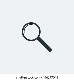 Lupe Icon Trendy Flat Style Background Stock Vector (Royalty Free ...