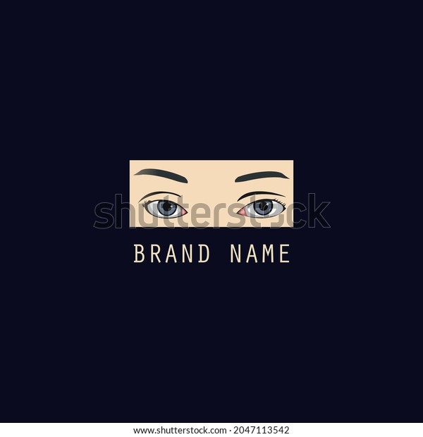Lurking Eye Logo Vector Illustration Logo Stock Vector (Royalty Free ...