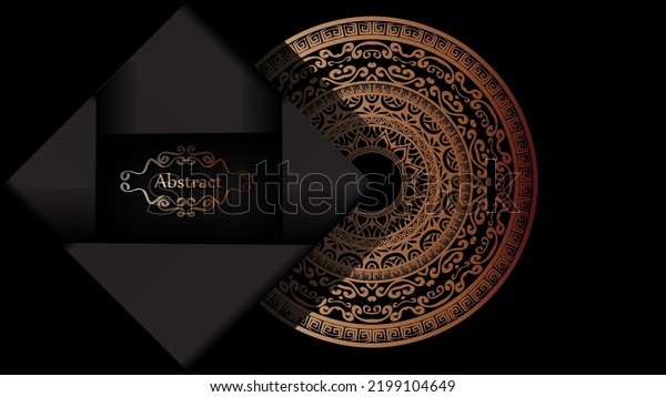 Luxury Abstract Wallpaper Design Best Suitable Stock Vector (Royalty ...