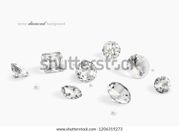 Luxury Background Diamonds Modern Design 库存矢量图（免版税）1206319273 ...