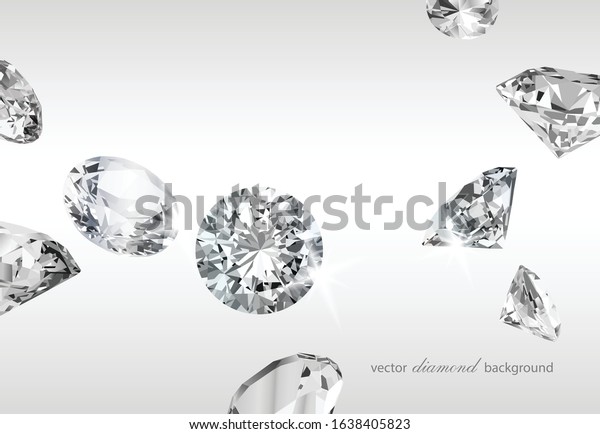 Luxury Background Diamonds Modern Design Stock Vector (Royalty Free ...
