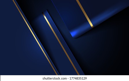 Luxury Background Elegant Background Blue Shapes Stock Vector (Royalty ...