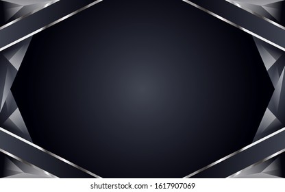 Luxury Background Silver Line Diamond Effect Stock Vector (Royalty Free ...