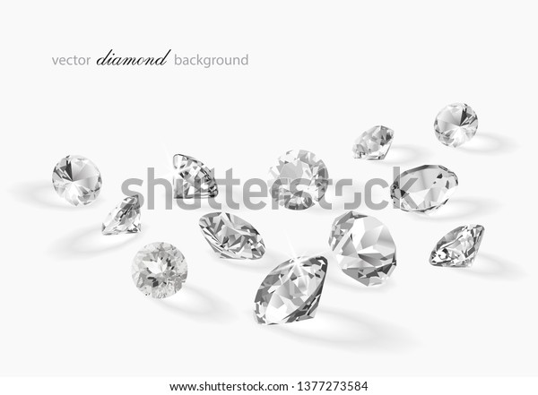 Luxury Background Vector Diamonds Modern Design Stock Vector (Royalty ...