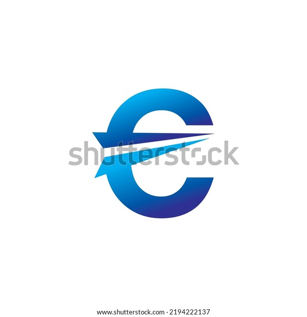 Luxury Blue C Logo Template Design Stock Vector (Royalty Free ...