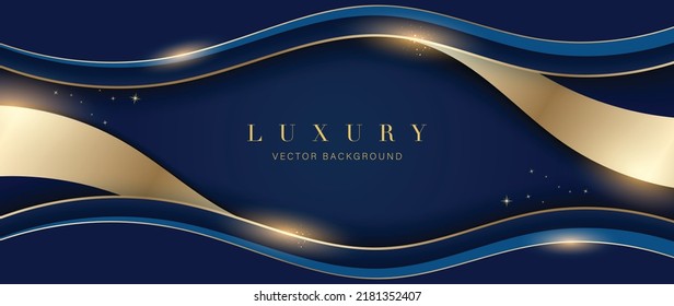 Luxury Blue Color Background Vector Elegant Stock Vector (Royalty Free ...