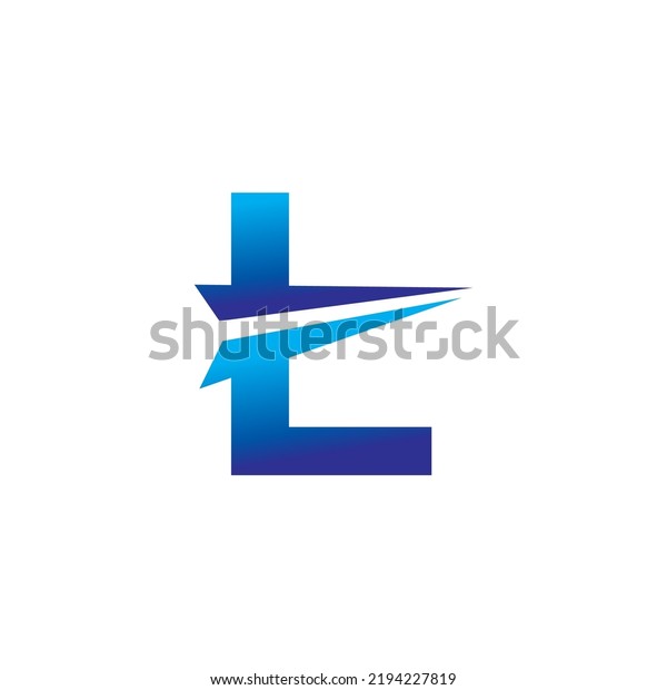 Luxury Blue L Logo Template Design Stock Vector (Royalty Free ...