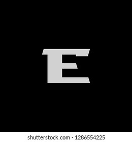 Luxury Bold Letter E Stock Vector (Royalty Free) 1286554225