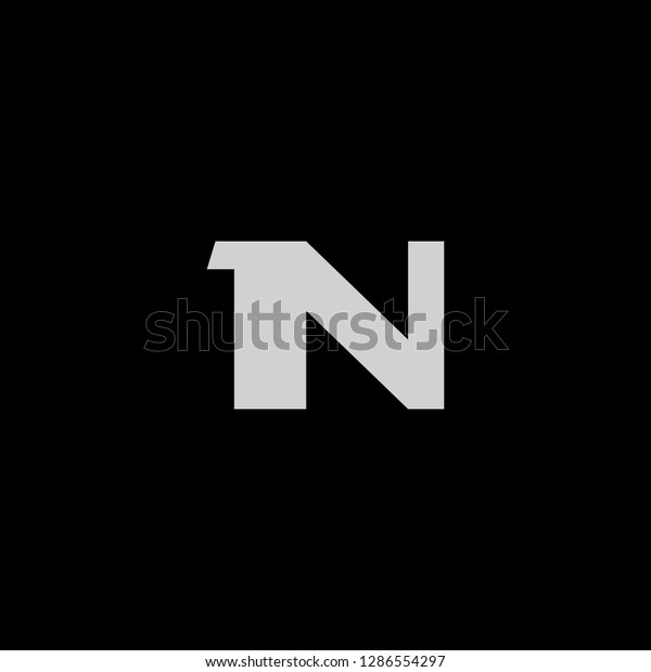 Luxury Bold Letter N Stock Vector (Royalty Free) 1286554297 | Shutterstock