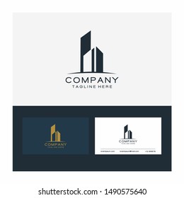 Luxury Building Logo Construction Icon Vector Stock Vector (Royalty ...