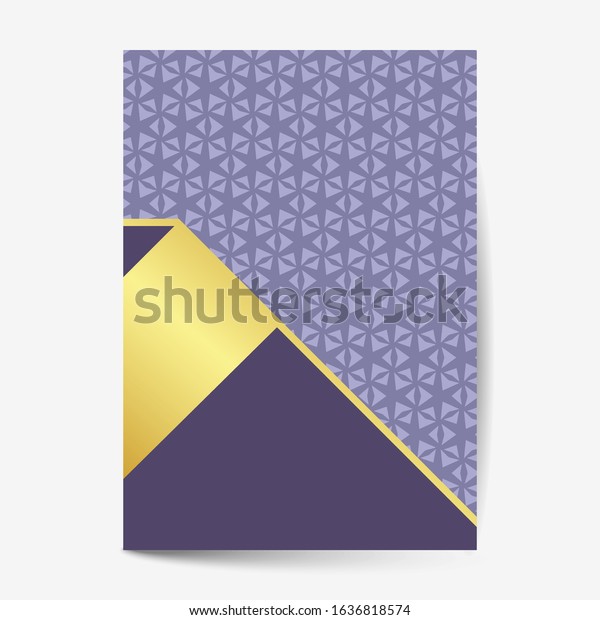 Luxury Cover Page Design Pattern Background Stock Vector (Royalty Free ...