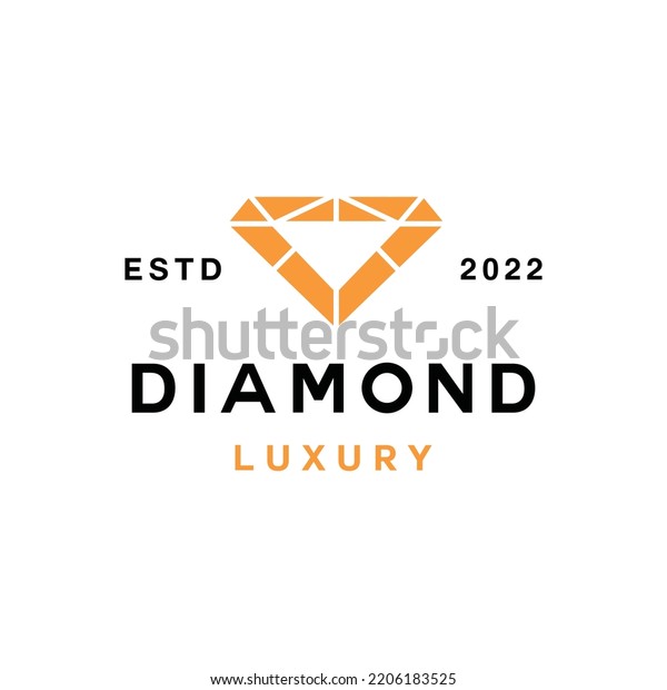 Luxury Diamond Logo Vector Design Graphic Stock Vector (Royalty Free ...