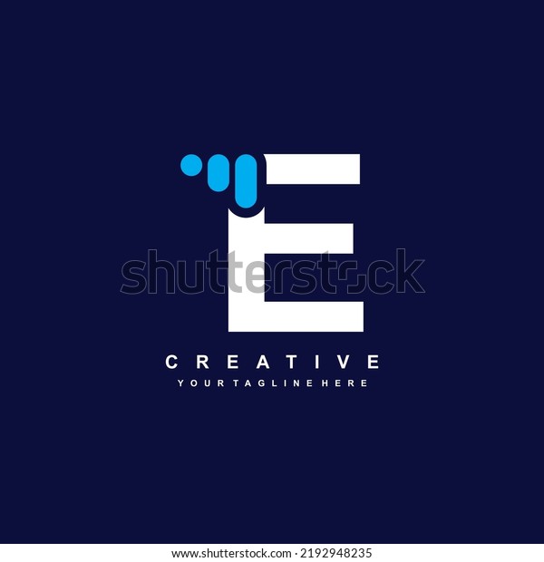 Luxury Elegant Letter E Logo Template Stock Vector (Royalty Free ...