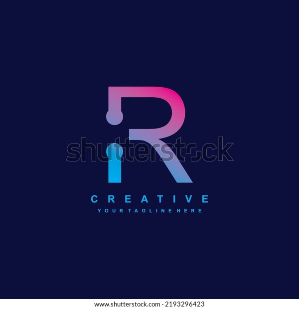 Luxury Elegant Letter R Logo Template Stock Vector (Royalty Free ...
