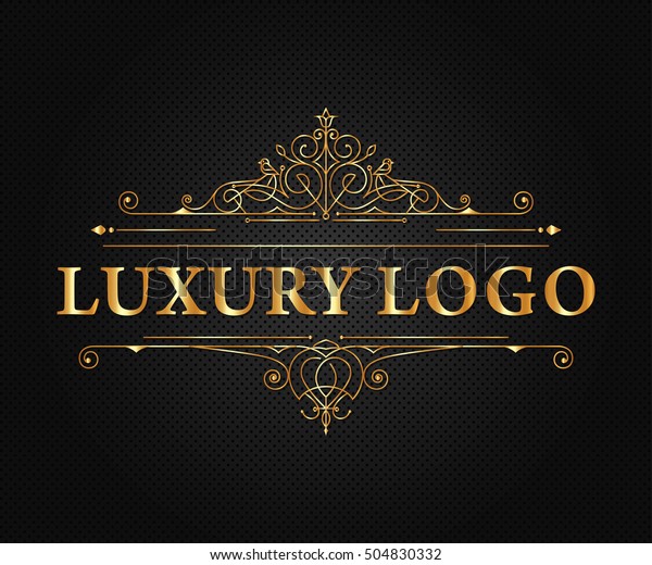 Luxury Elegant Royal Emblem Logo Vector Stock Vector (Royalty Free ...