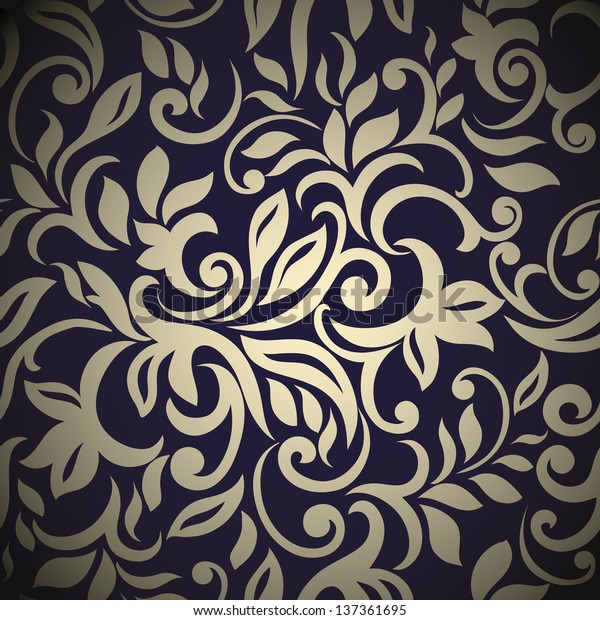 Luxury Floral Pattern Abstract Seamless Stock Vector (Royalty Free ...