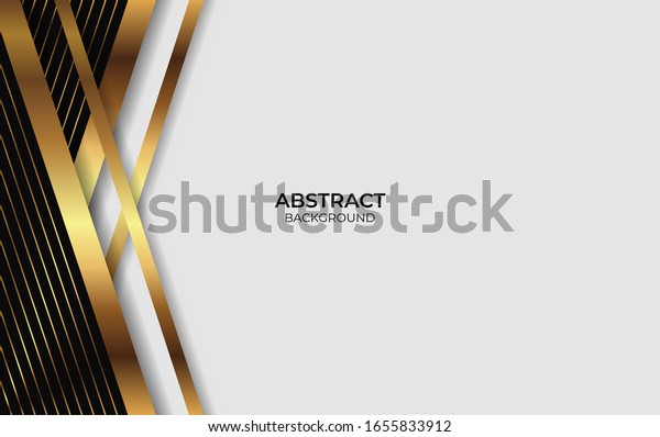 Luxury Gold Presentation Background Design Stock Vector (Royalty Free ...
