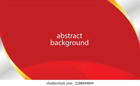 Luxury Gold Red Background Template Stock Vector (Royalty Free ...