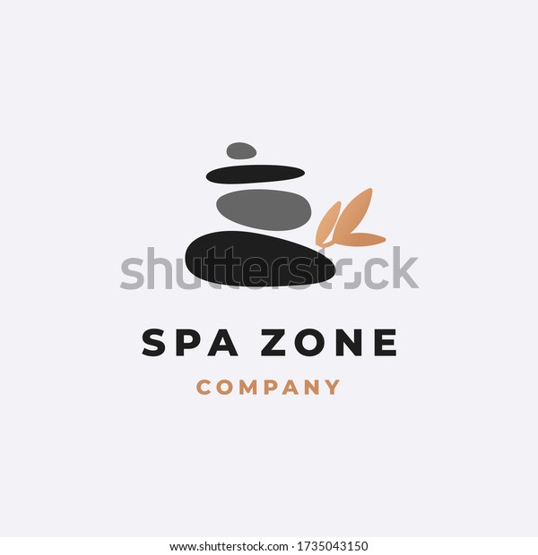 Luxury Harmony Spa Zone Logo Template Stock Vector (Royalty Free ...