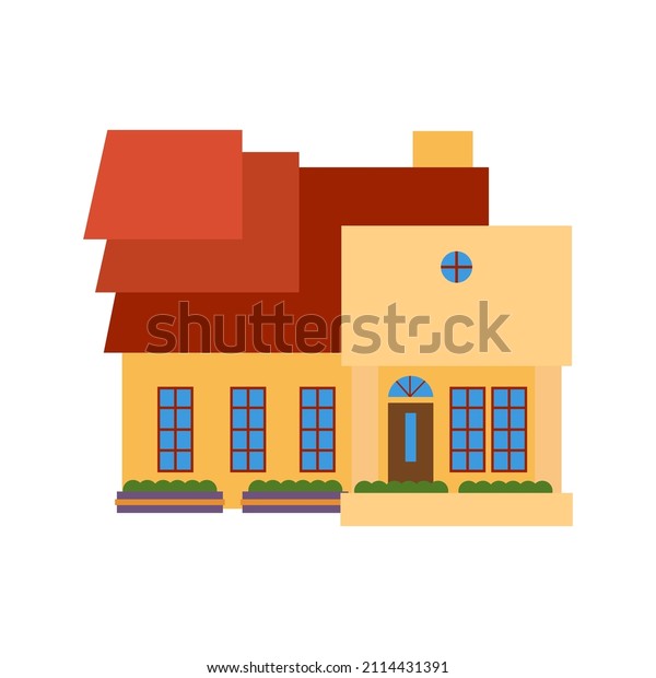 Luxury House Vector Clip Art Stacked: เวกเตอร์สต็อก (ปลอดค่าลิขสิทธิ์ ...