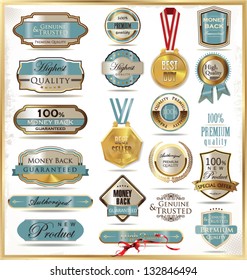 Luxury Labels Stock Vector (Royalty Free) 132846494 | Shutterstock