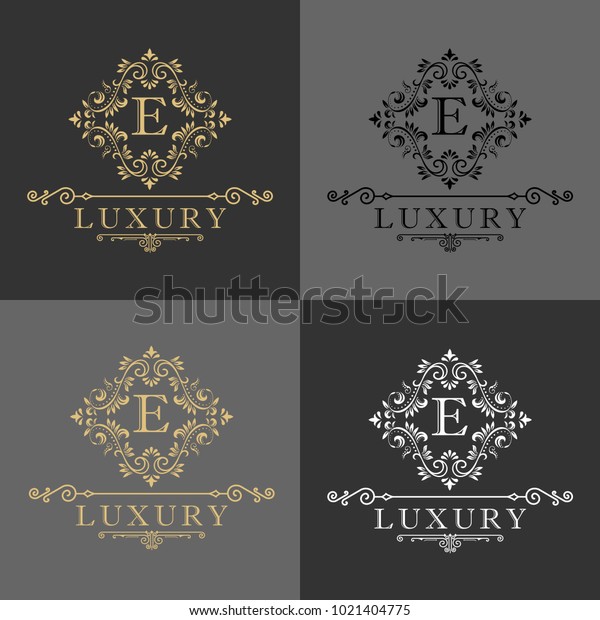 Luxury Letter Logo Luxury Logos Template Stock Vector (Royalty Free ...