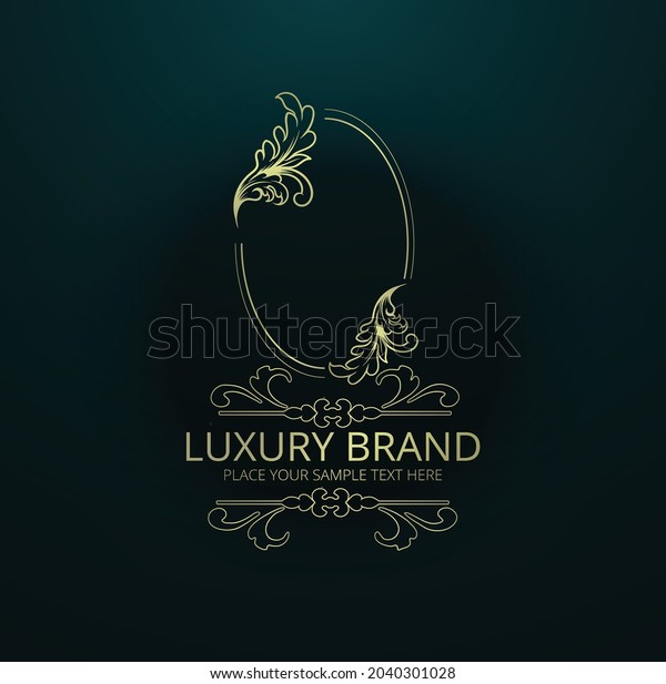 Luxury Logo Design Brands Stock Vector (Royalty Free) 2040301028 ...