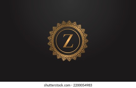 Luxury Logo Design Vector Z Stock Vector (Royalty Free) 2200054983 ...