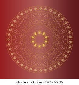Luxury Mandala Abstract Background Wallpaper Art Stock Vector (Royalty Free) 2201460025 ...