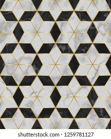Luxury Marble Mosaic Star Tile Seamless Stock Vector (Royalty Free ...