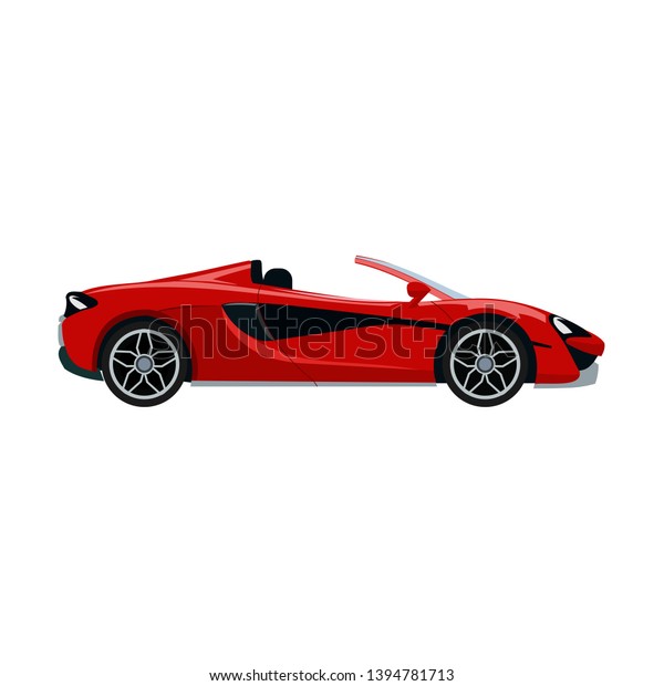 Luxury Modern Convertible Car Vector Stock Vector (Royalty Free ...