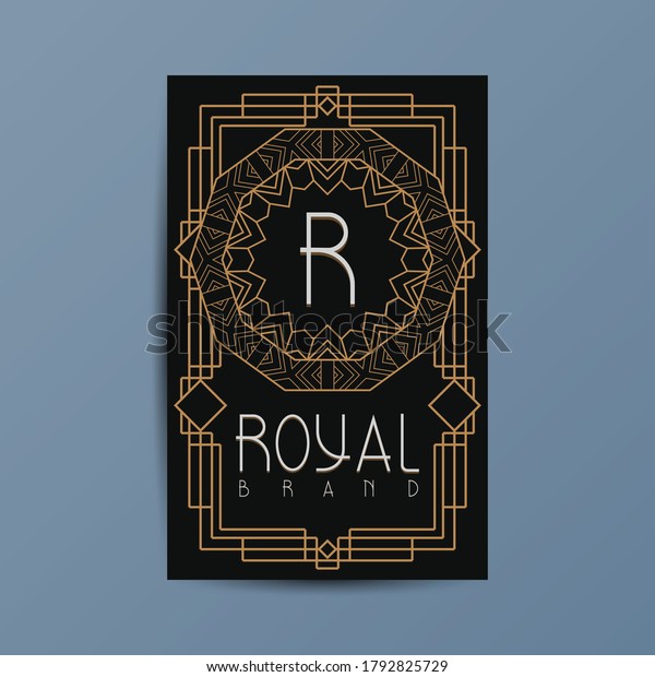 Luxury Premium Poster Design Template Luxurious Stock Vector (Royalty ...