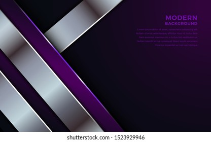Luxury Purple Overlay Layers Background Realistic Stock Vector (Royalty ...