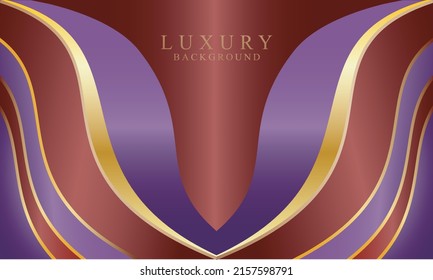Luxury Red Purple Gold Vector Image Stock Vector (Royalty Free ...