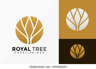 Luxury Royal Tree Logo Vector Design Stock Vector (Royalty Free ...