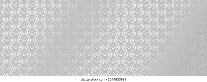 Luxury Wallpaper Vector Silver Fabric Design Stock Vector (Royalty Free ...