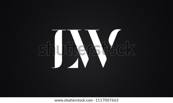 Lw Letter Logo Design Template Vector Stock Vector (Royalty Free ...