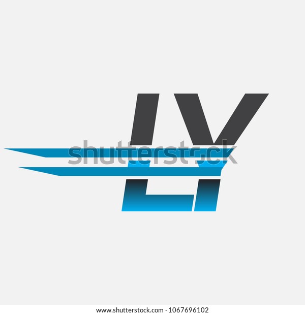 Ly Initial Logo Company Name Colored Stock Vector (Royalty Free) 1067696102