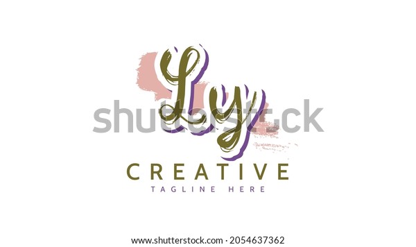 Ly Initials Handwriting Logo Vector Stock Vector (Royalty Free ...