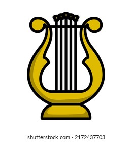 1,485 Lyre Outline Images, Stock Photos & Vectors | Shutterstock
