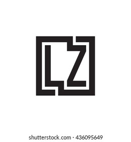 Lz Initial Letters Looping Linked Square: เวกเตอร์สต็อก (ปลอดค่า ...